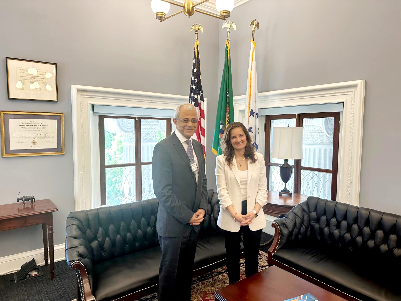 Vice Foreign Minister meets with Acting U.S. Treasury Assistant ...